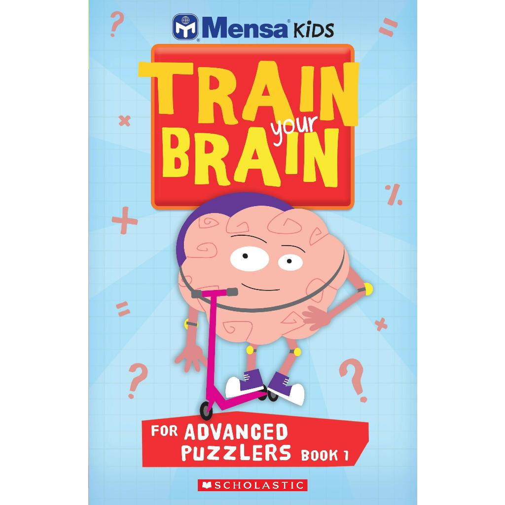 MENSA TRAIN YOUR BRAIN ADVANCED PUZZLES BOOK 1 | Shopee Philippines