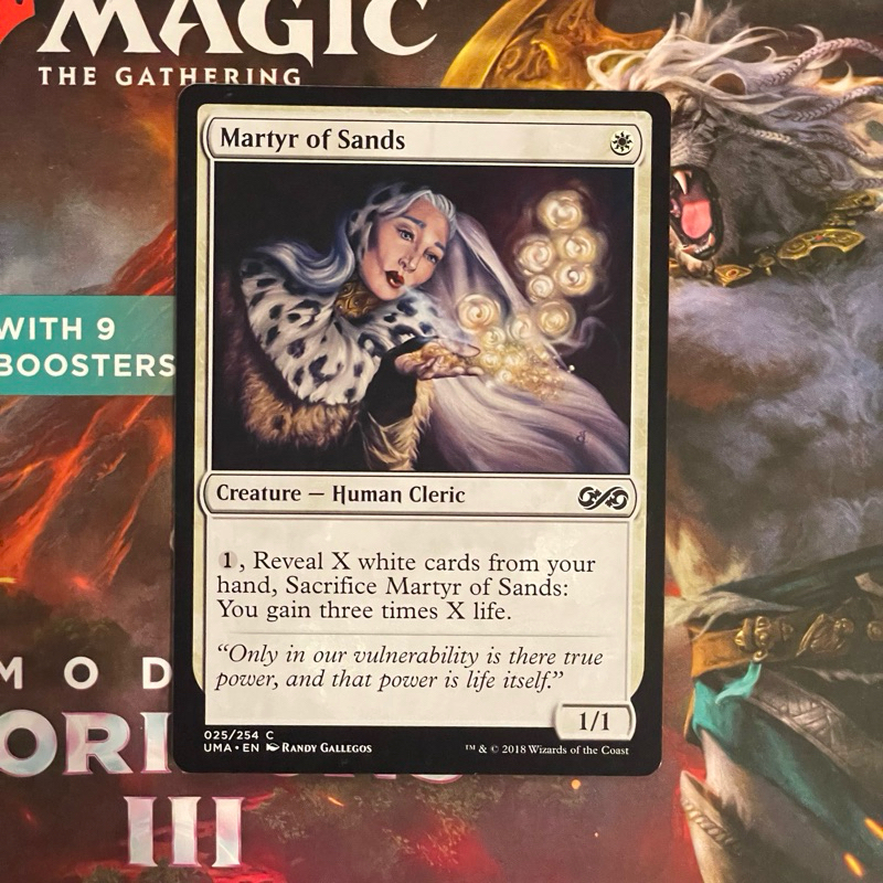 mtg Martyr of Sands - Ultimate Masters - Magic the Gathering Card Games ...