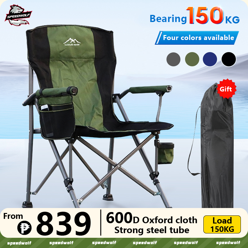 Reclining Camping Chair &leg rest Portable Fishing/Beach Outdoor Hiking ...