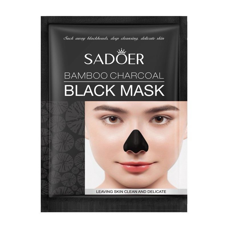 SADOER Bamboo Charcoal Black Mask Sachet | Shopee Philippines