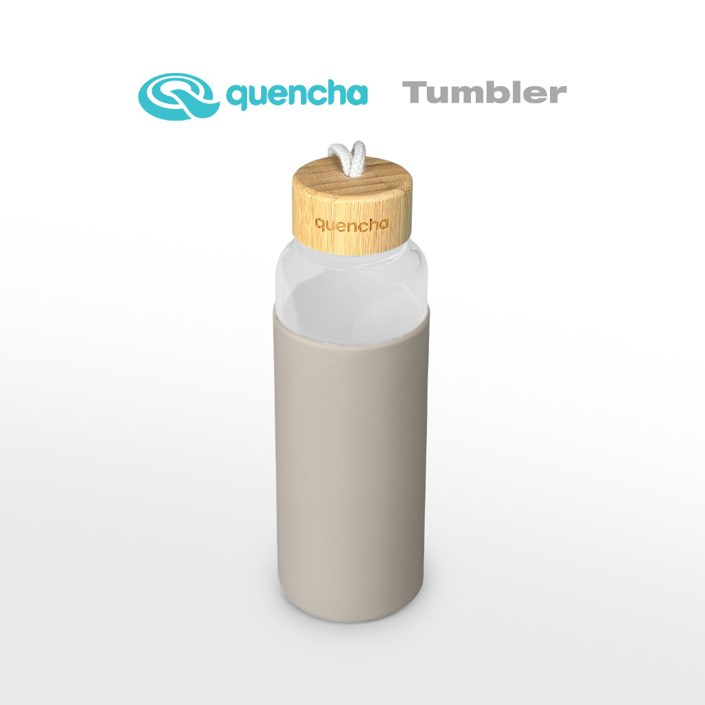 QUENCHA 17oz Glass Water Bottle | Shopee Philippines