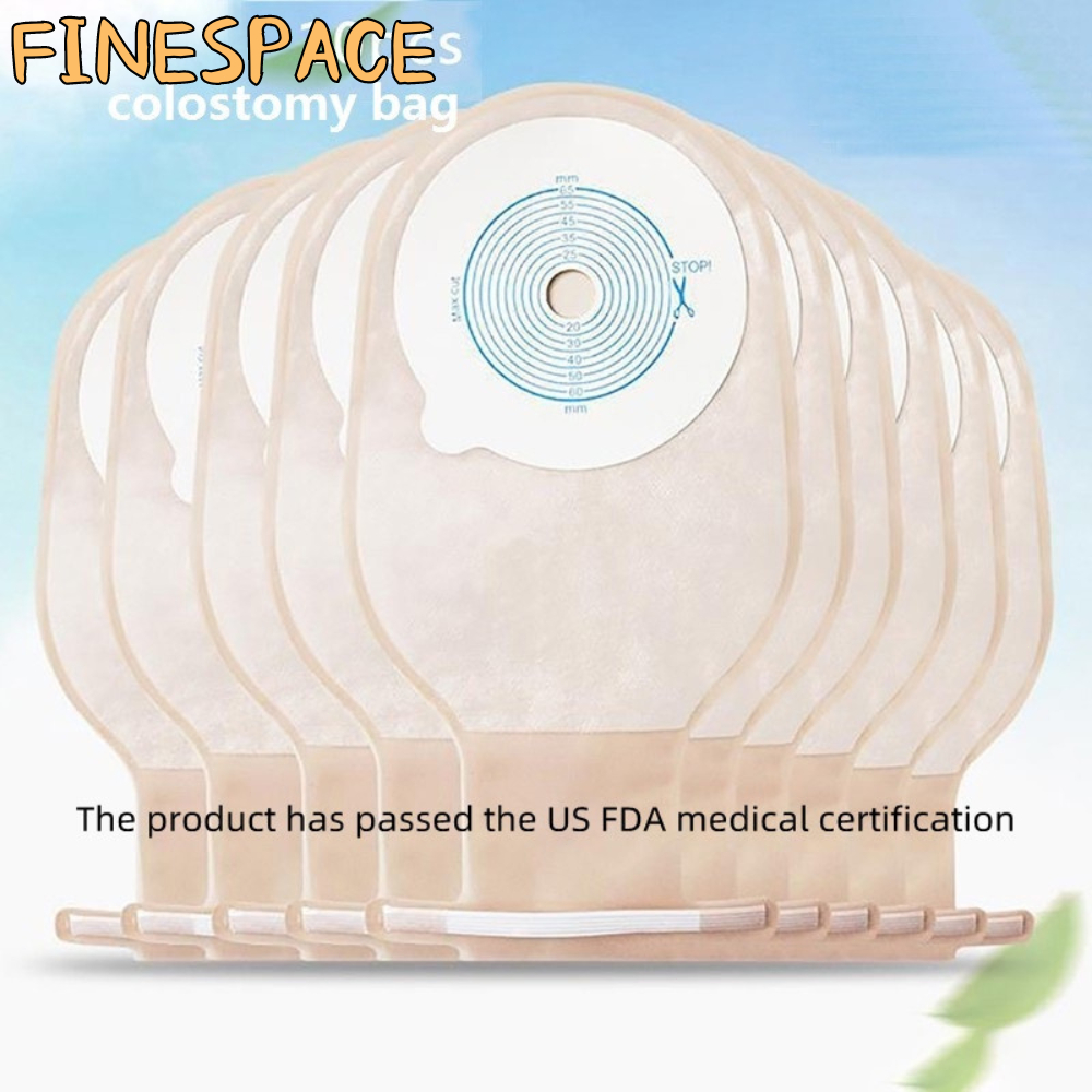 10Pcs Colostomy Bag Medical Seal Ostomy BagOne- Piece Drainable ...