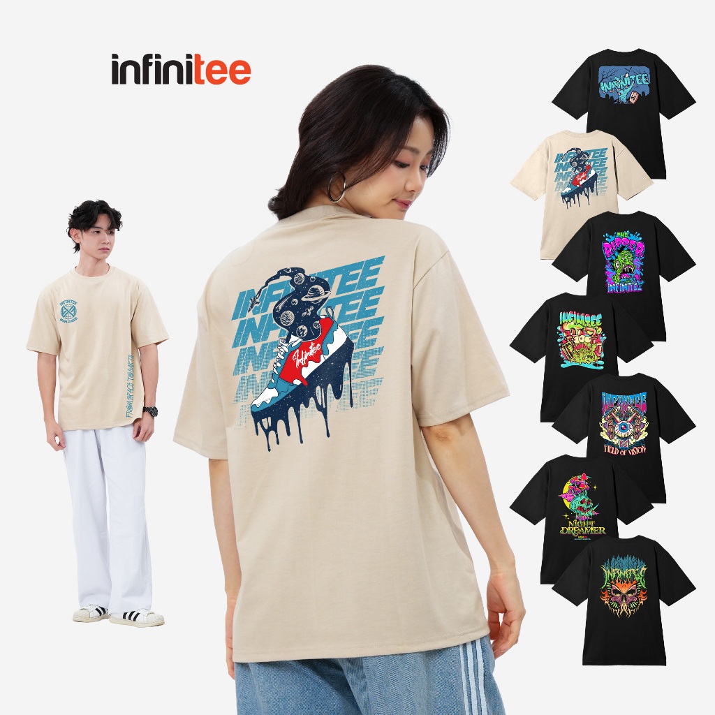 Infinitee High Art Oversized T Shirt For Men Women Oversize Loose ...