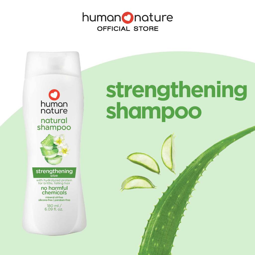 Human Nature Strengthening Shampoo (No Harmful Chemicals) | Shopee ...