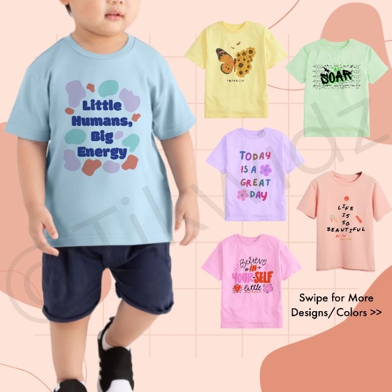 TIKWIDZ| UNISEX Cute Statement T-Shirt (Kids-Adult) Part 2 | Shopee ...