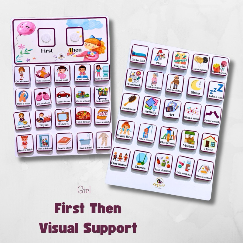 Visual Support Board, Visual Communication Board for Speech Therapy ...