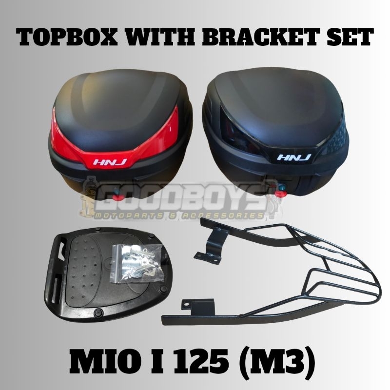 MIO i 125(M3) TOPBOX SET WITH BRACKET 30LITERS HNJ | Shopee Philippines
