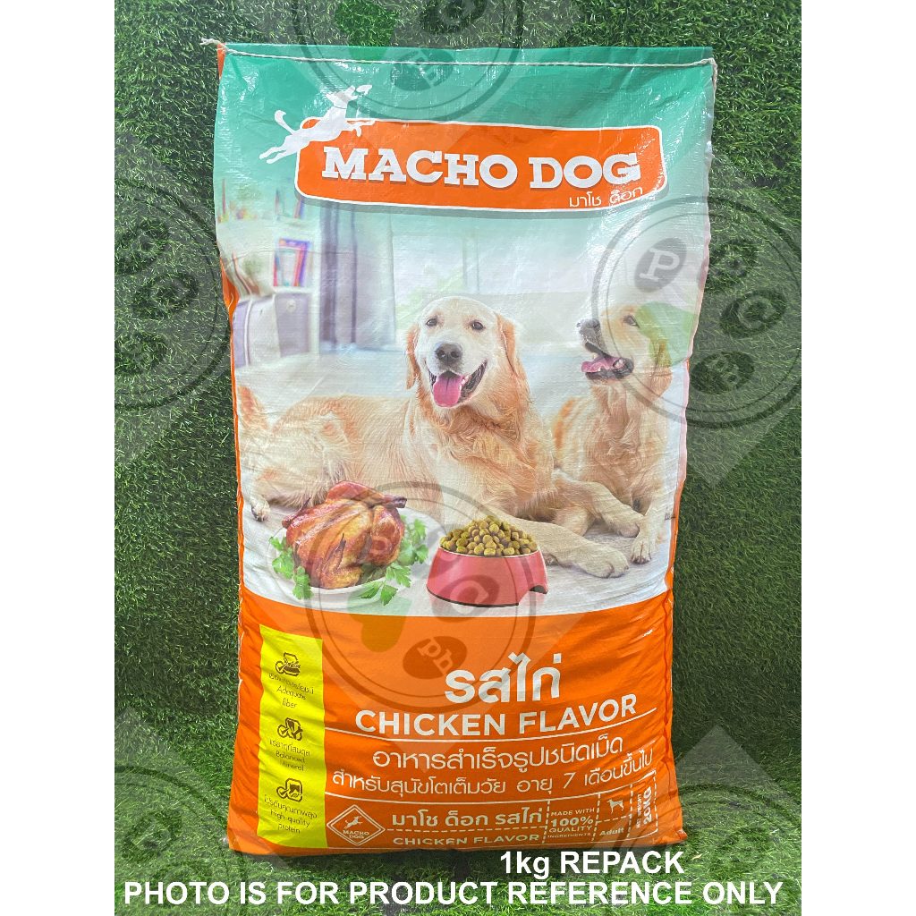 Macho Dog Chicken Flavor 1kg Repack | Shopee Philippines