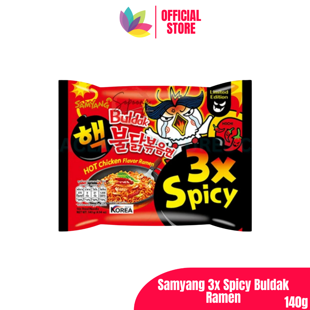 Samyang 3x Spicy Buldak Ramen 140g Bukdak 3x Spicy Per Pack
