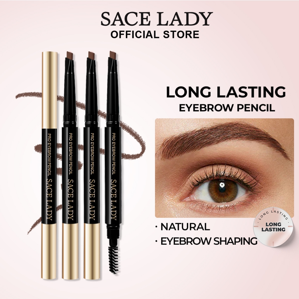 SACE LADY Eyebrow Pencil Waterproof Ultra-fine Triangle Brow Pencil 2 ...