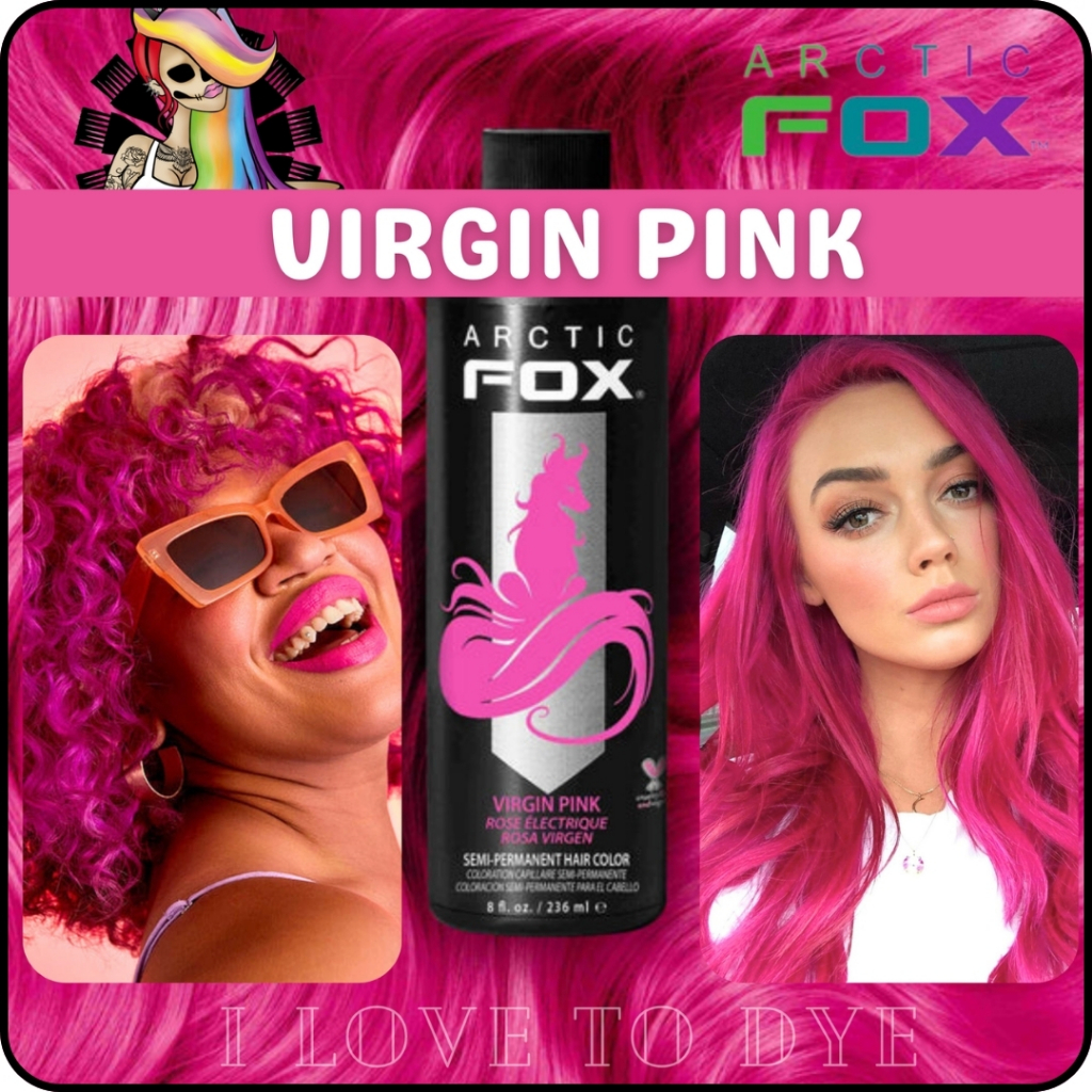 [I Love to Dye] Arctic Fox Virgin Pink Semi Permanent Hair Dye | Shopee ...