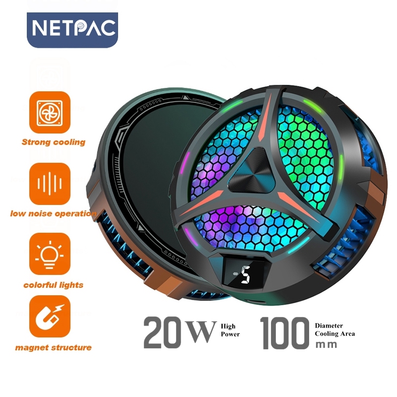 NETPAC Fan Cooler X42 Magnetic Radiator Tablet Cooling Fan For Tablet ...