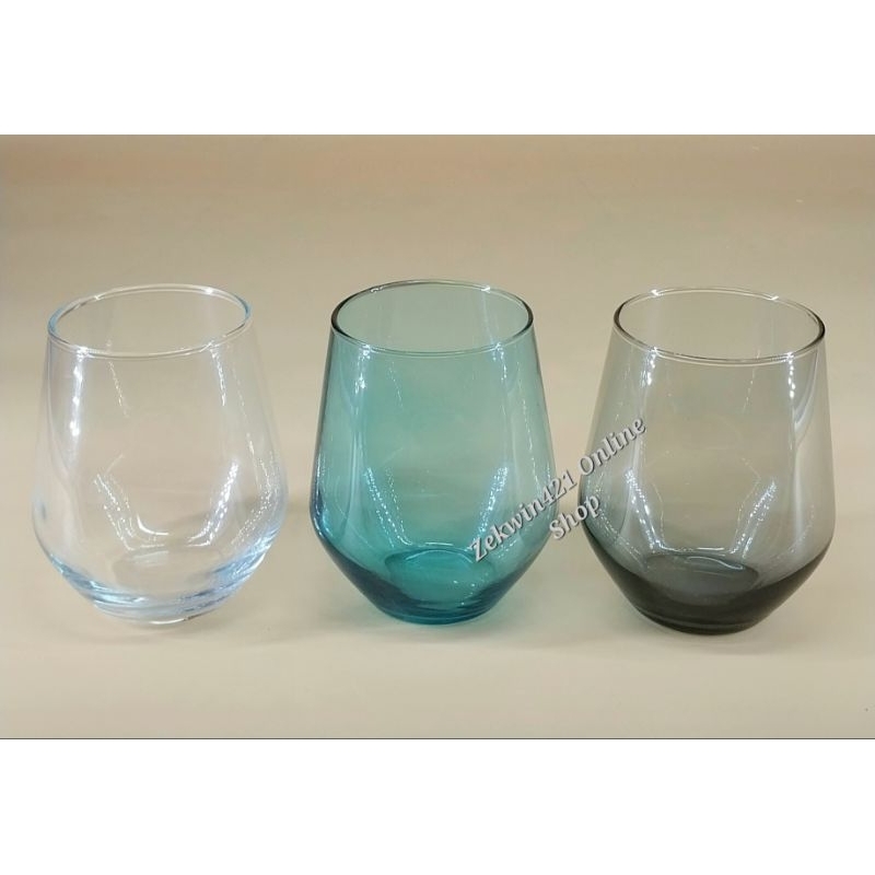 IVRIG ÌKEA Clear glass/Gray/ Turquoise 45 cl (15 oz) | Shopee Philippines