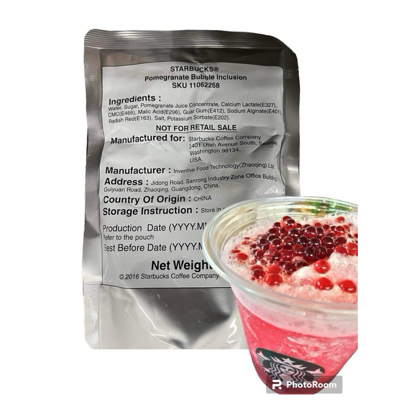 Starbucks Pomegranate Pearls 500g | Shopee Philippines