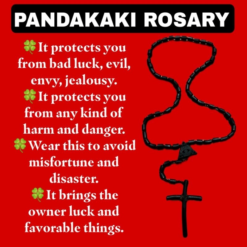 Pandakaki Rosary (Blessed and Authentic) | Shopee Philippines