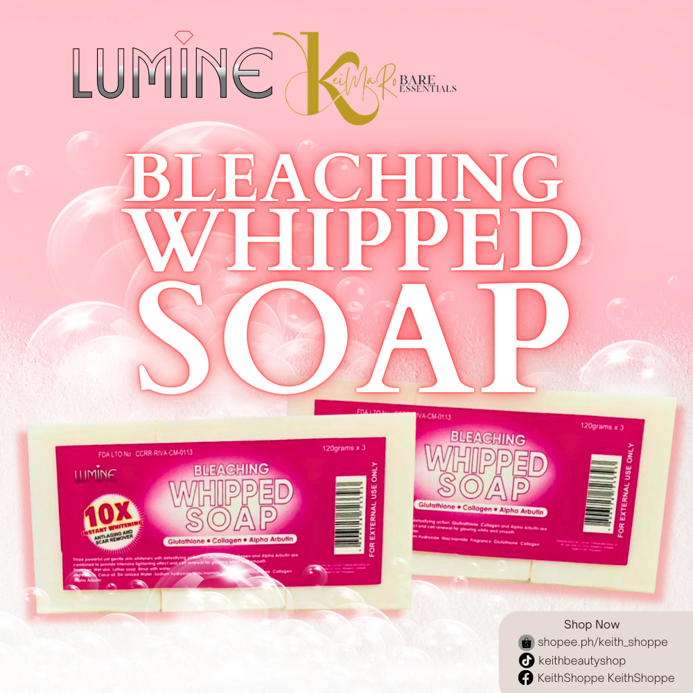 10X BLEACHING WHIPPED SOAP (Glutathione.Collagen.Alpha Arbutin ...