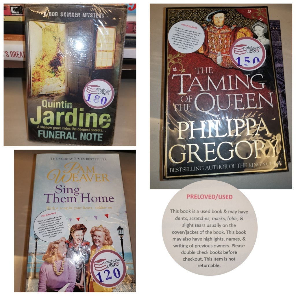 Funeral Note Quintin Jardine Taming of the Queen Philippa Gregory Sing Them Home Pam Weaver ...