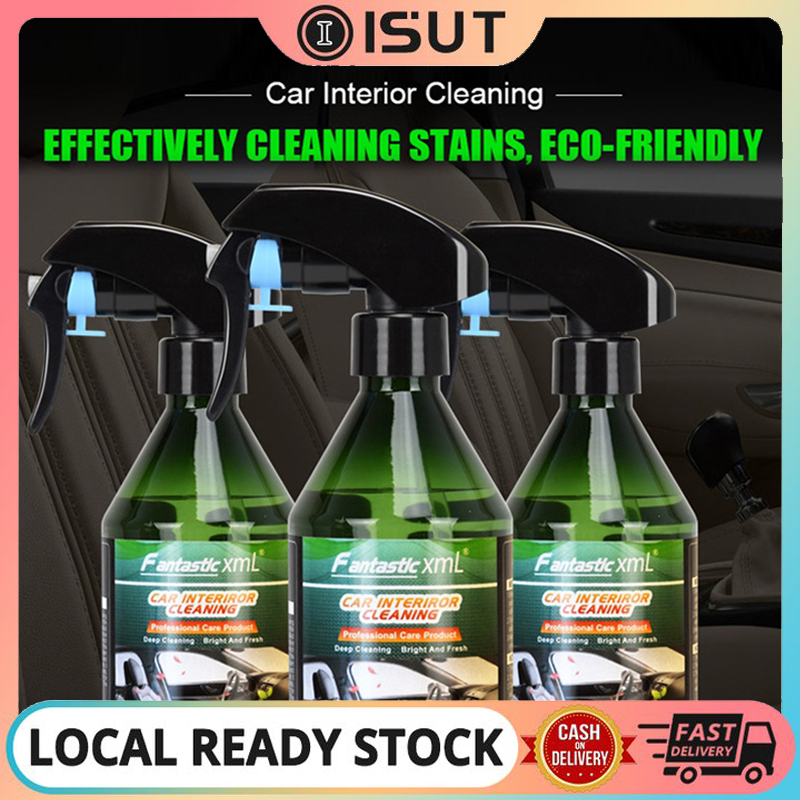 Car Interior Cleaner Foam Cleaner Spray MultiFunctional Cleaner Leather Polishing Detergent ...