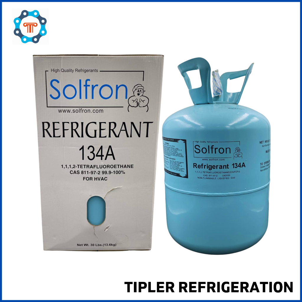 SOLFRON R134a Refrigerant ORIGINAL FREON 13.6kg SEALED | Shopee Philippines