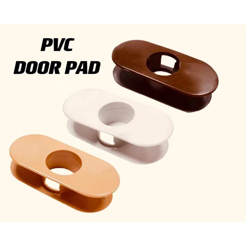 PVC PLASTIC DOOR PAD PROTECTOR / DOOR KNOB HOLE (PER PAIR) | Shopee ...