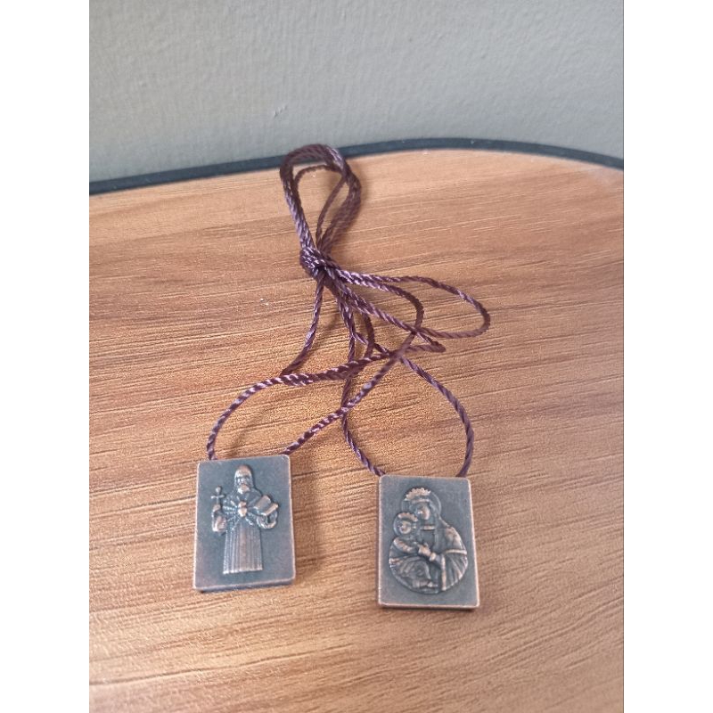 Metal Scapular with Prayer Card | Shopee Philippines