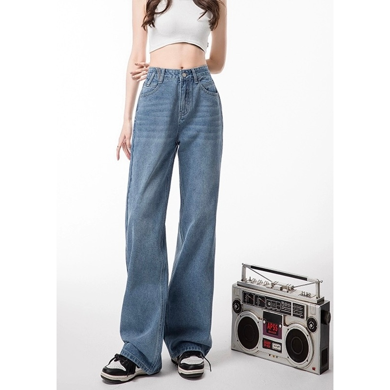 Baggy Jeans Swagger Style Denim Maong Pants for Women Dancer Hiphop ...