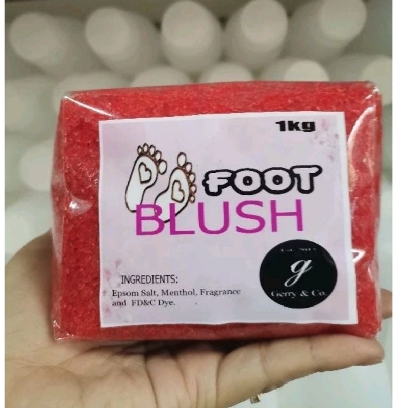 1kg Foot Blush Foot Massage Salt Scrub | Shopee Philippines