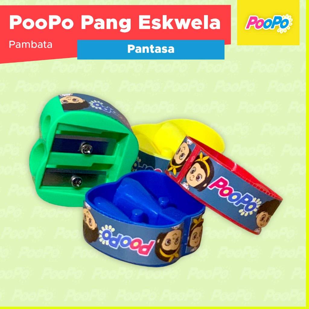 PooPo Pang Eskwela Pantasa School Supplies Sharpener | Shopee Philippines