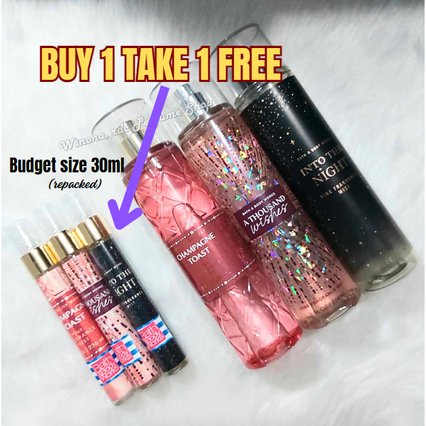 Bath & Body Works Mist 30ml Repacked/BUDGET Size,100% Guaranteed ...