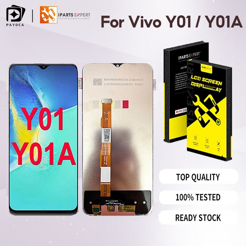 IPARTSEXPERT 6.51'' Original LCD For Vivo Y01 Y01A V2166 LCD Display ...