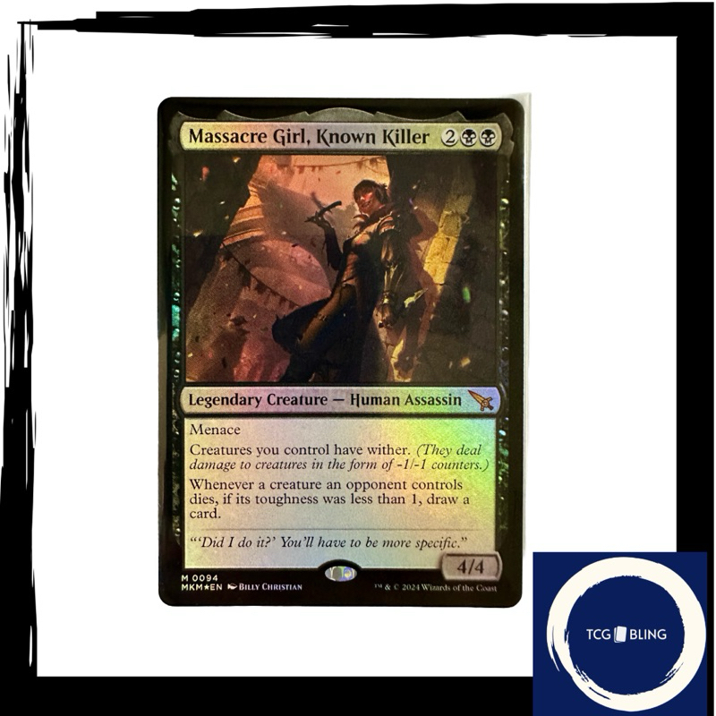 Massacre Girl, Known Killer MTG - MKM (FOIL) | Shopee Philippines