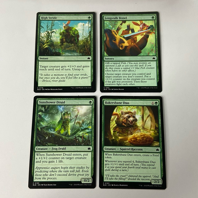 LONGSTALK BRAWL SUNSHOWER DRUID HIGH STRIDE BAKERSBANE DUO | BLB BLOOMBURROW | GREEN MTG ...