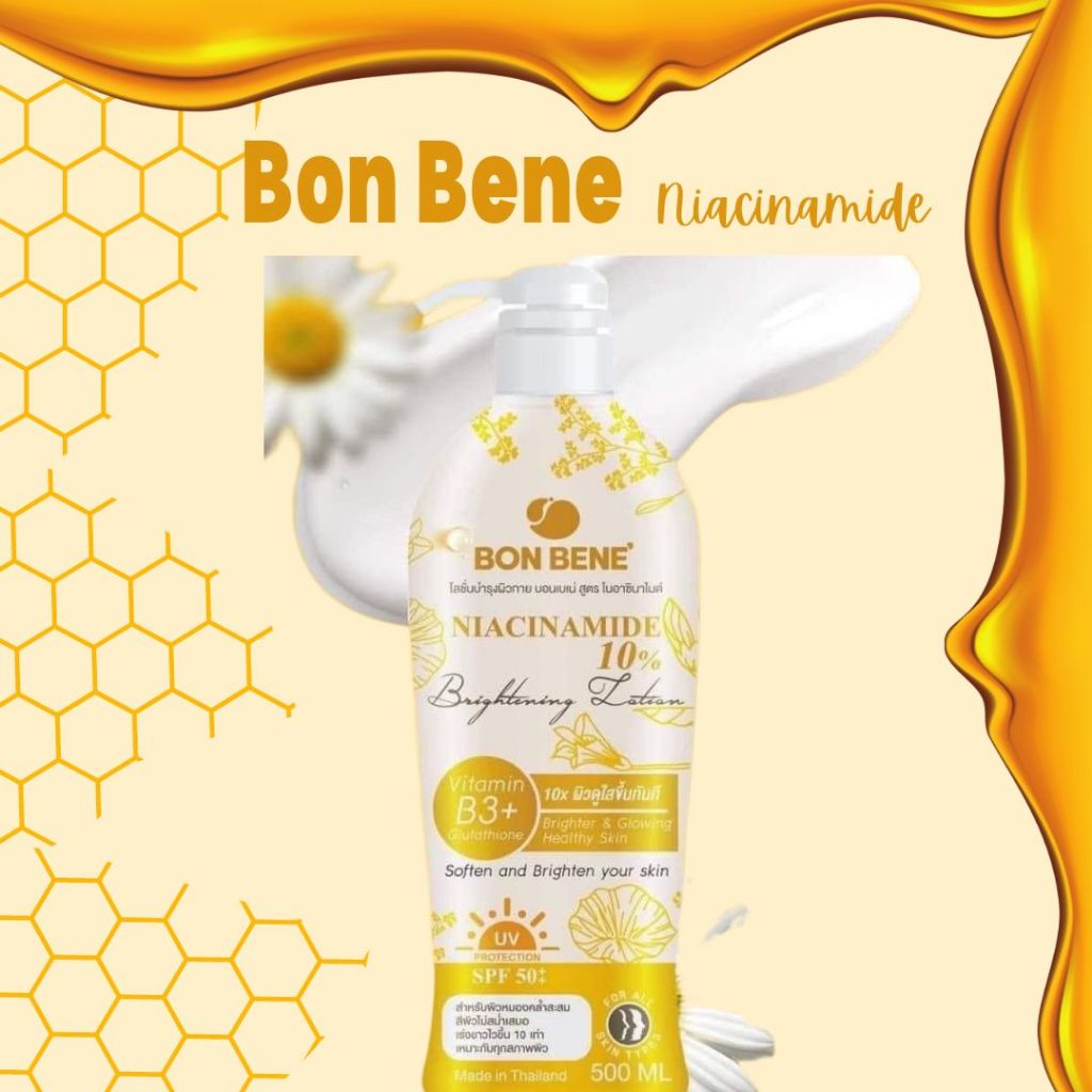 Bon Bene Niacinamide 10% (Vitamin B3+ Glutathione) 10x Brightening ...