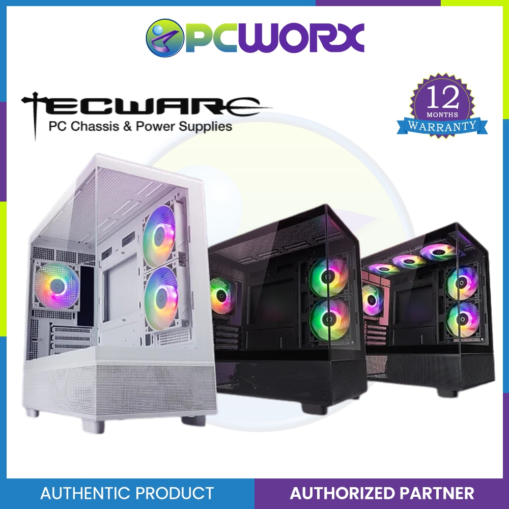 Tecware Infinity M (mATX) - 3x 120mm aRGB | RGB GAMING CHASIS | PC CASE ...