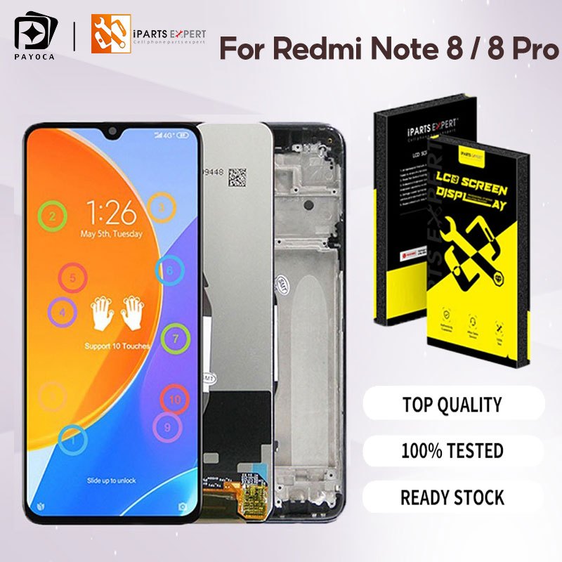 IPARTSEXPERT 𝐎𝐫𝐢𝐠𝐢𝐧𝐚𝐥 LCD For 𝐗𝐢𝐚𝐨𝐦𝐢 𝐑𝐞𝐝𝐦𝐢 Note 8 Pro LCD Touch Screen Replacement No Dead Pixel ...