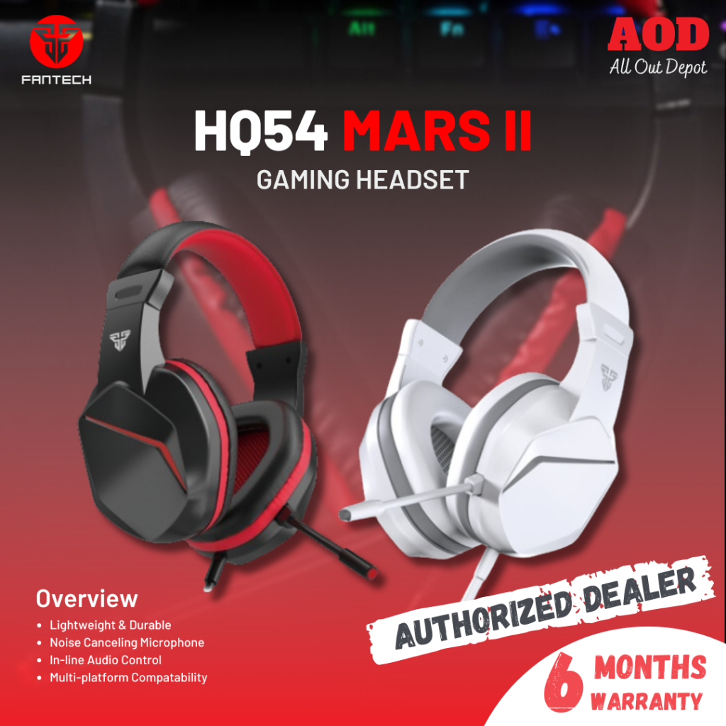 Fantech HQ54 MARS II Gaming Headset with Noise Canceling Microphone ...