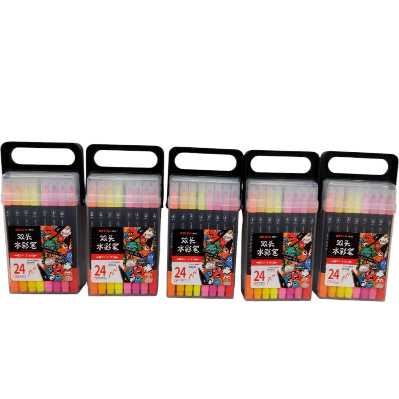 BOZUL SOFT DUAL HEAD COLOR PEN | Shopee Philippines