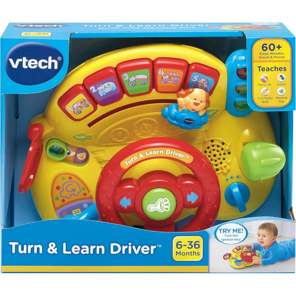 VTech Turn and Learn Driver Yellow | Shopee Philippines