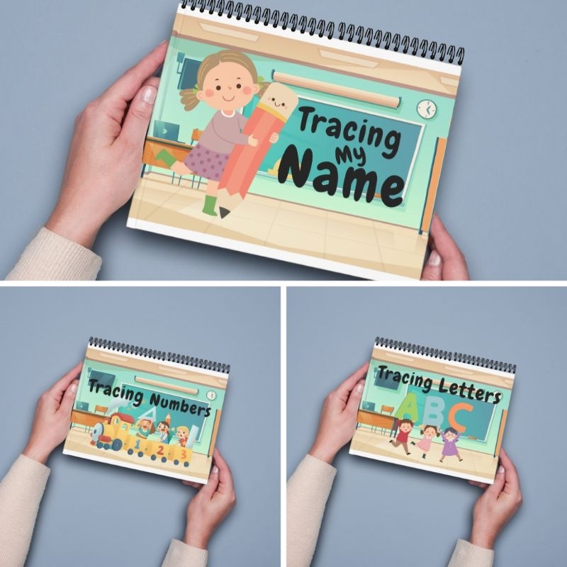 TRACING NOTEBOOK for KIDS (names, letters and numbers) | Shopee Philippines