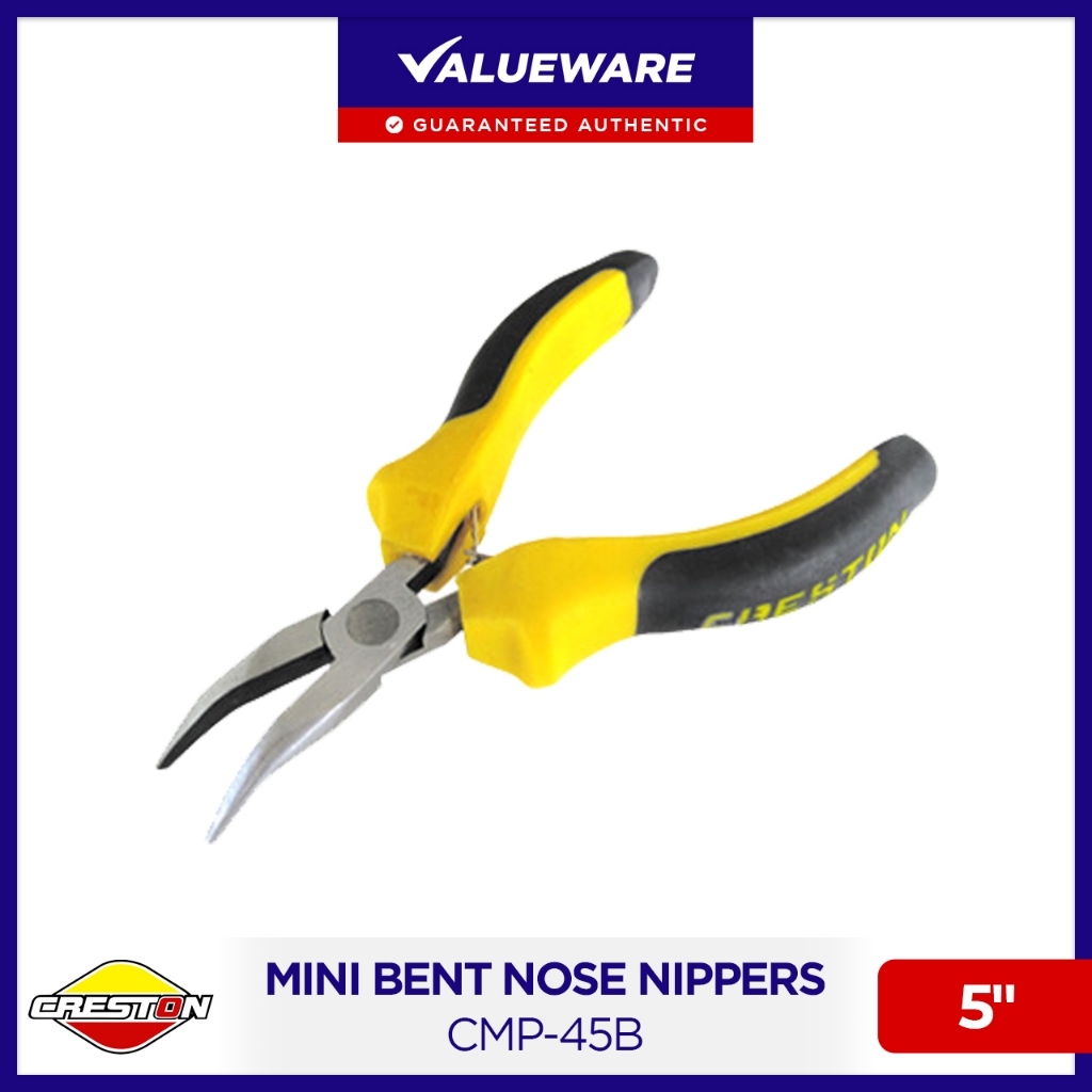 CRESTON Mini Bent Nose Pliers Nippers 5" 130mm | CMP-45B • CMP45B | Shopee Philippines