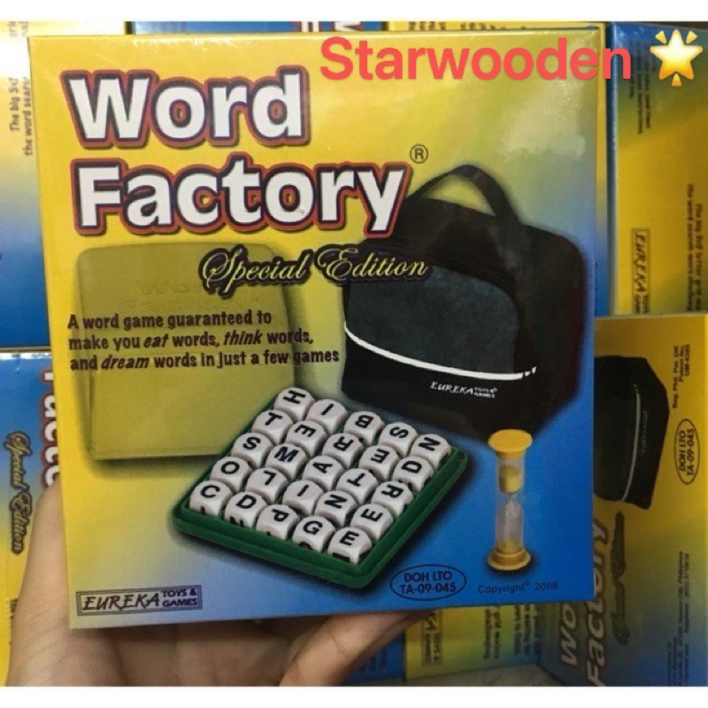 Original Word Factory with Bag Set Eureka Toys and Game Family Games ...