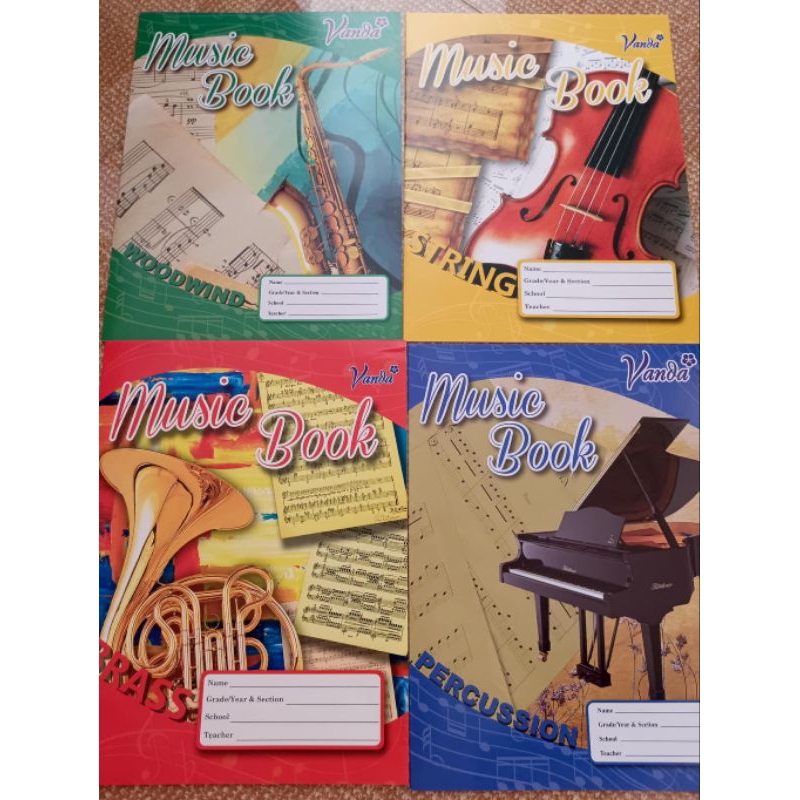 Music note book big random color (5 PC's per order) | Shopee Philippines