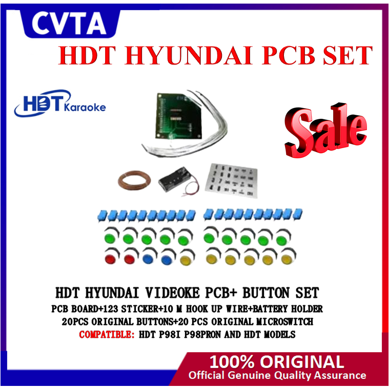 PCB Remote + Button Set For Videoke Machine HDT | Shopee Philippines