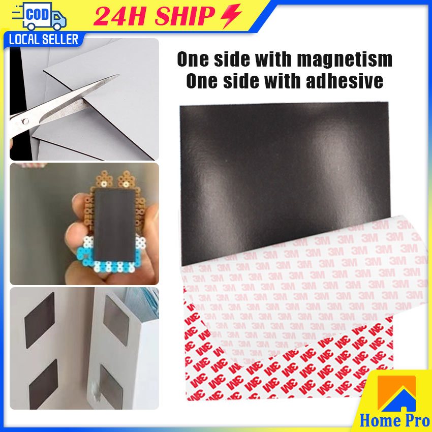 A4 Magnet Sheets Cutable Flexible Self-Adhesive Rubber Magnet With ...
