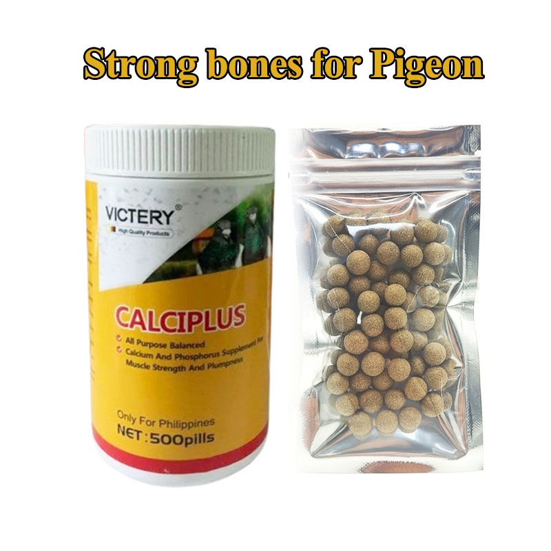 Victery Calciplus Calcium Lactate for Phosphorus Pigeon supplements 50 ...