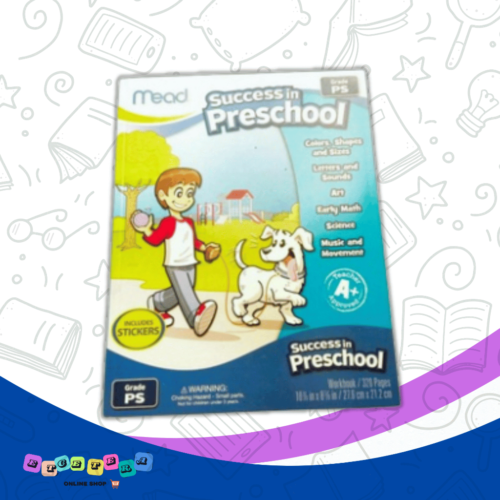 Preschool Workbook MEAD with Teacher sticker | Shopee Philippines