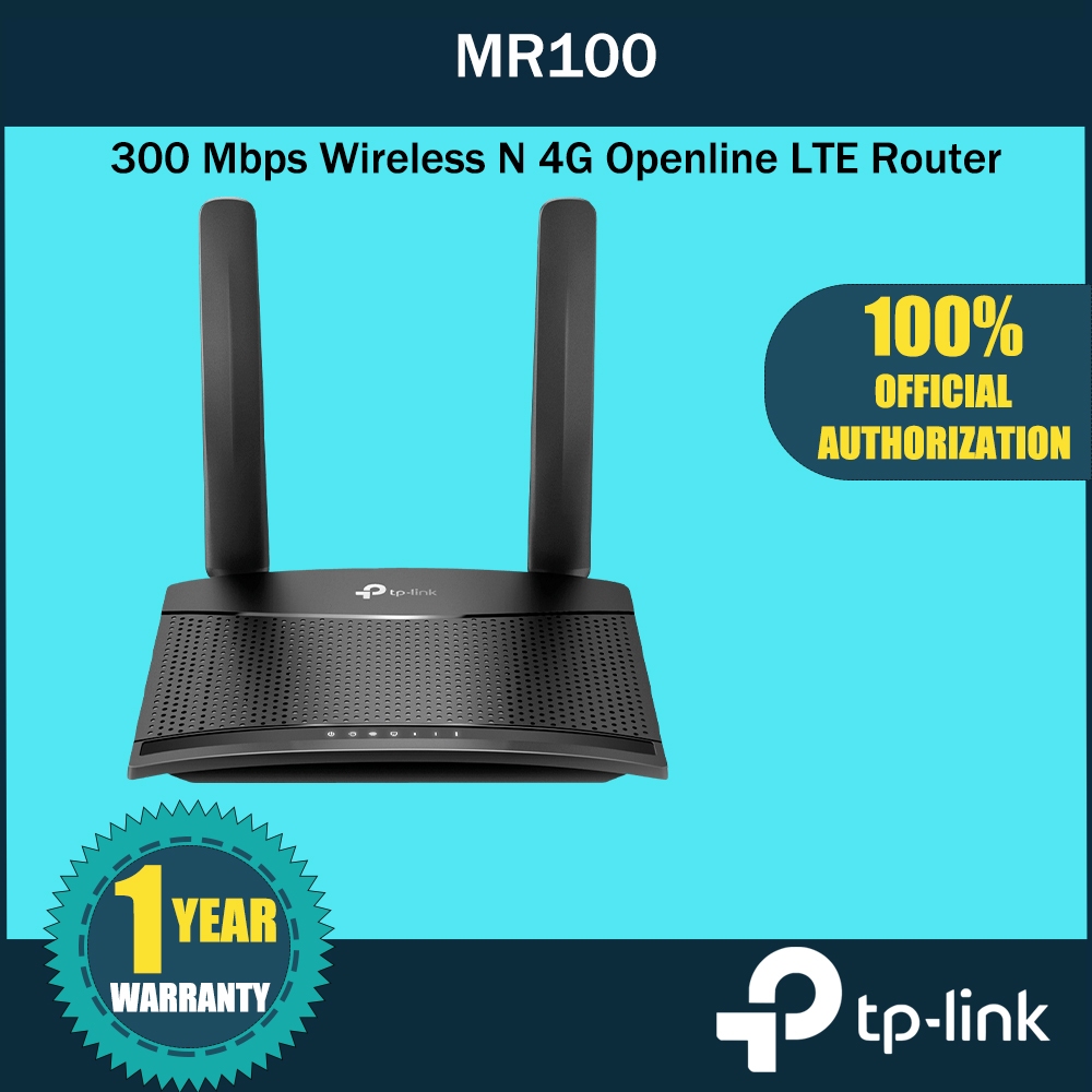 TP-Link 4G LTE Router TL-MR100,Open Line,4G Modem, 4G Box,TL-MR100 ...
