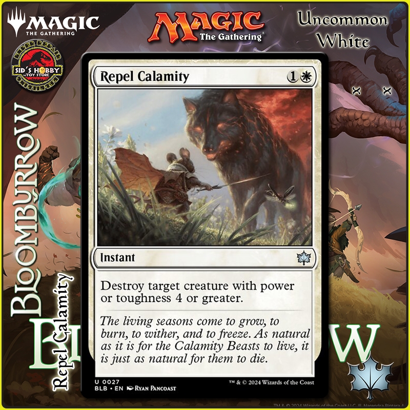 Repel Calamity x x Bloomburrow White Uncommon BLB MTG | Shopee Philippines