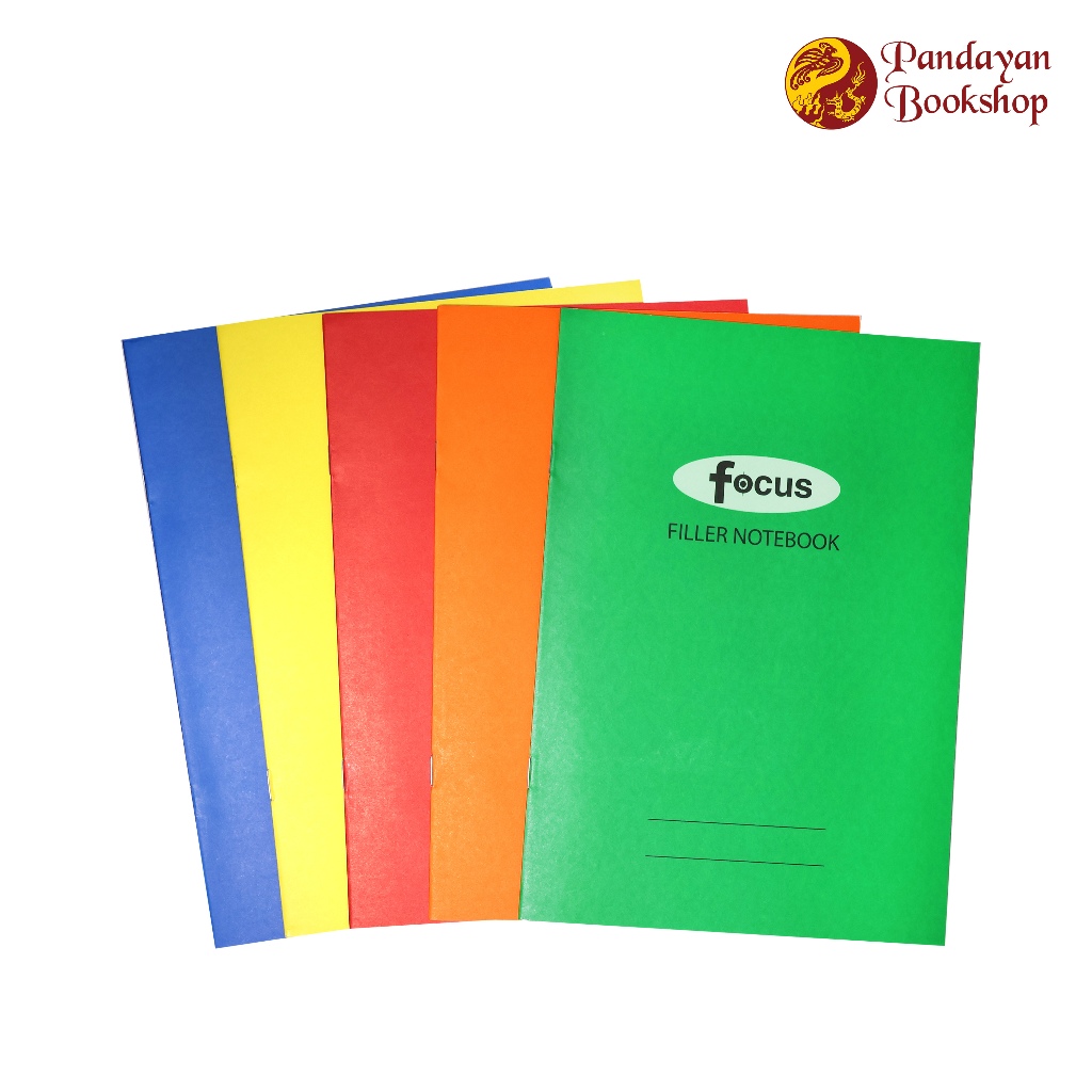 Focus Filler Notebook 7x10" 16 sheets 5s Assorted color | Shopee ...