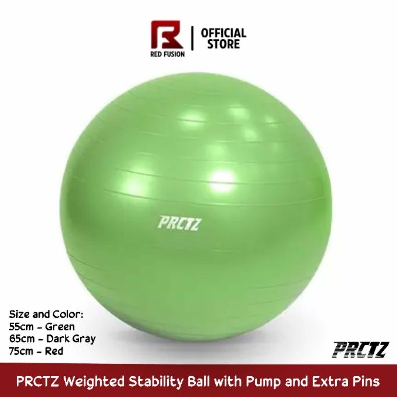 PRCTZ Weighted Stability Ball / Gym Ball | Shopee Philippines
